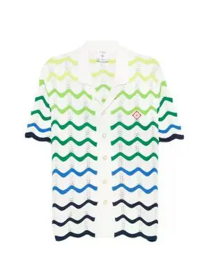 Casablanca Wave Pattern Shirt