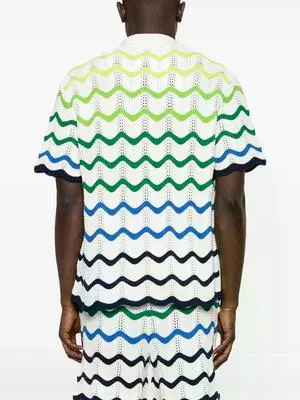 Casablanca Wave Pattern Shirt