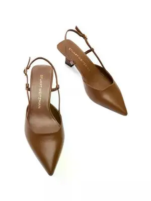 STUART WEITZMAN Cutout Pointed Pumps