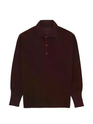 FORTELA Kenneth Cashmere Polo Shirt - Brown