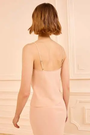 Ulla Johnson Idra Silk Camisole Top - Blush