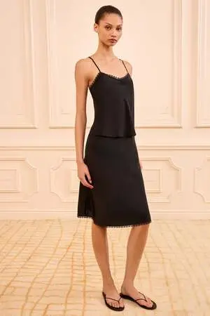 Ulla Johnson Idra Silk Camisole Top - Noir