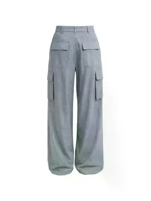 Tibi Pleated Wool Trousers