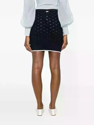 TWINSET Short Jacquard-knit Skirt
