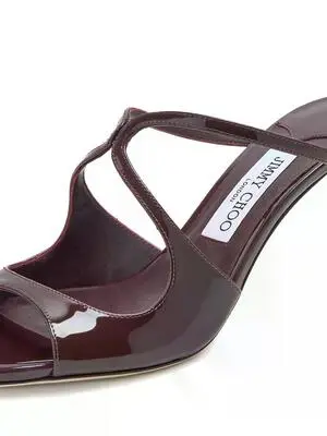 JIMMY CHOO Anise Leather Heeled Sandals