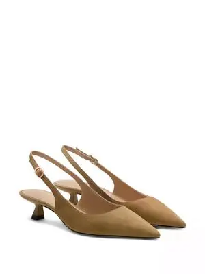 STUART WEITZMAN Pointed Sculpt Slingback Pumps