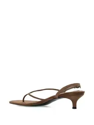 BLACK SUEDE STUDIO Mehak Strap Leather Sandals