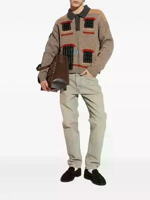 HAIKURE Faded Wash Five-pocket Jeans - Neutrals