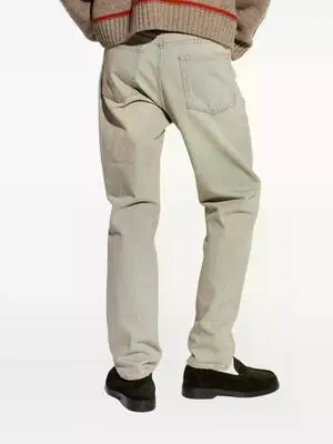 HAIKURE Faded Wash Five-pocket Jeans - Neutrals