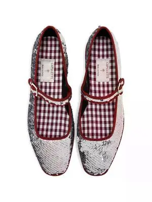 CAPULETTE Bambinetta Pietra Ballet Flats - Silver