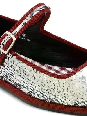 CAPULETTE Bambinetta Pietra Ballet Flats - Silver