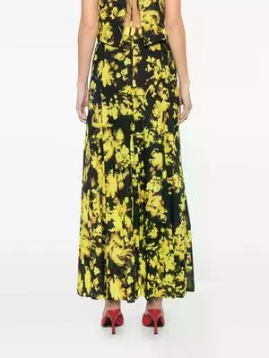 Erika Cavallini Floral-pattern Maxi Skirt