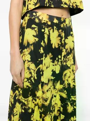 Erika Cavallini Floral-pattern Maxi Skirt
