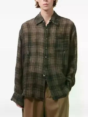 Our Legacy Checked Button-down Shirt