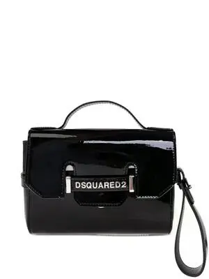 Dsquared2 Leather Top Handle Bag - Black