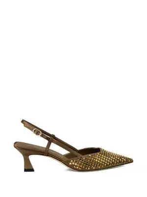 STUART WEITZMAN Vinnie Radiant Slingback Heeled Pumps