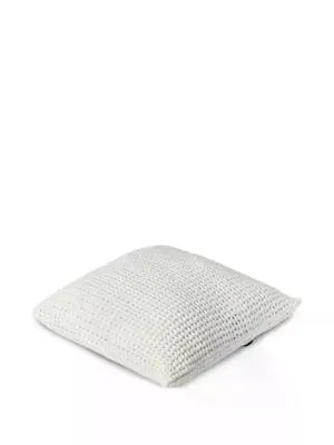 Brunello Cucinelli Buttoned Knit Cushion Pillow