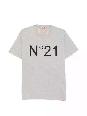 N°21 Logo-print T-shirt - Grey