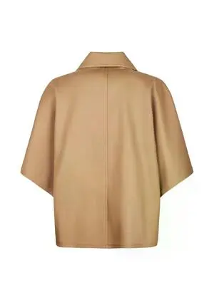 Max Mara Buttoned Cotton Coat - Neutrals