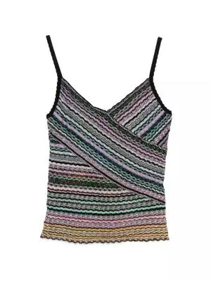 Missoni Striped Wrap Tank Top