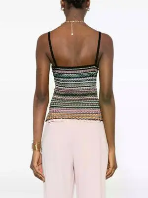 Missoni Striped Wrap Tank Top