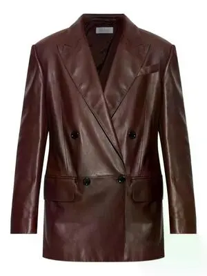 Max Mara Olimpia Leather Jacket