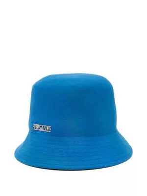 Borsalino Logo-plaque Bucket Hat - Blue
