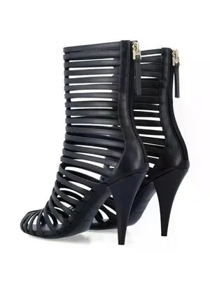 Givenchy Leather Cage Ankle Boots