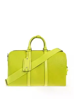 Gucci Embossed Holdall - Green