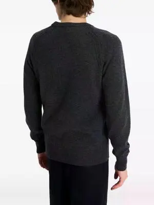Pringle Of Scotland Crew-neck Sweater With Logo - Grey