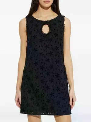 Posse Floral-pattern Sleeveless Dress - Black