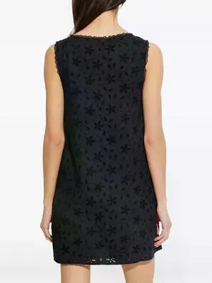 Posse Floral-pattern Sleeveless Dress - Black