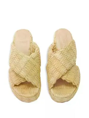 ODISSI Criss-cross Platform Sandals