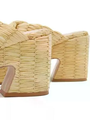 ODISSI Criss-cross Platform Sandals