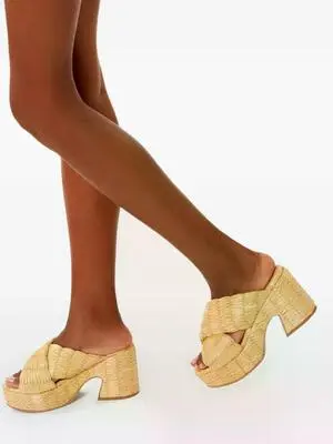 ODISSI Criss-cross Platform Sandals
