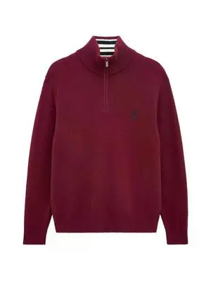 Pringle Of Scotland Zip Polo Shirt - Red