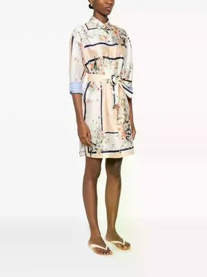 Liu Jo Short Printed Twill Dress