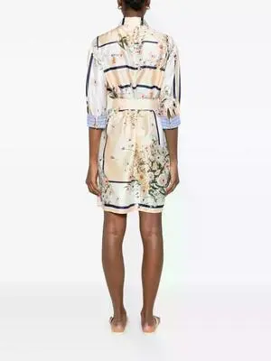 Liu Jo Short Printed Twill Dress