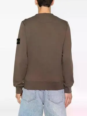 Stone Island Logo-patch Sweatshirt - Brown