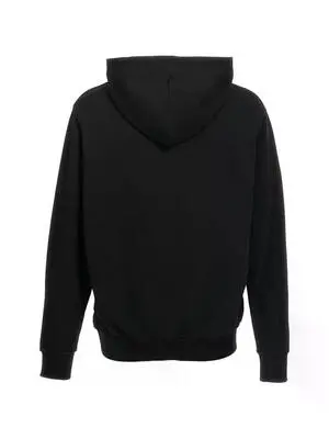 Balmain Long-sleeve Hoodie With Logo Detail - Black