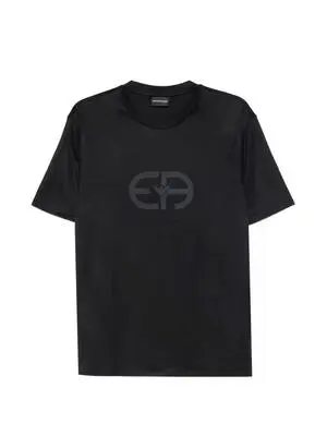 Emporio Armani Logo-detail T-shirt - Black