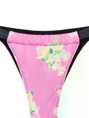 Frankies Bikinis Amore Floral-print Bikini Bottom