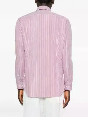 Etro Striped Logo-detail Shirt