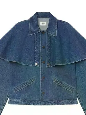 FRAME Cape Denim Jacket - Blue