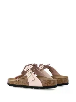 BIRKENSTOCK Gizeh Flower Leather Sandals
