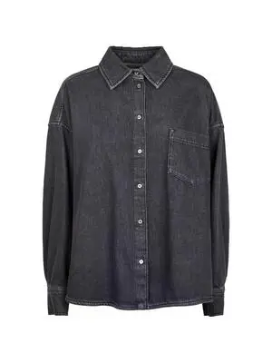 Max Mara Patch-pocket Denim Shirt