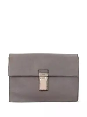 Prada Leather Handbag - Grey