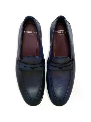 STURLINI FIRENZE Savio Leather Loafers - Blue