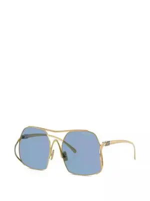 Miu Miu Geometric Frame Sunglasses