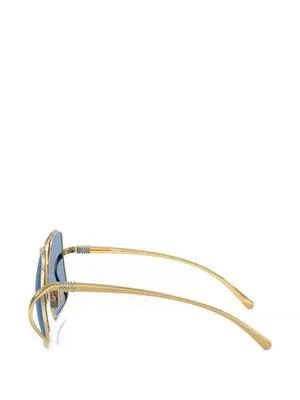 Miu Miu Geometric Frame Sunglasses